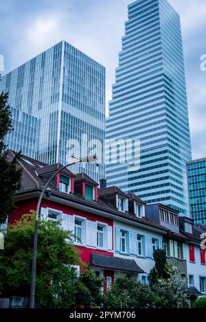Roche Towers new urban development, Basel, Switzerland Stock Photo - Alamy