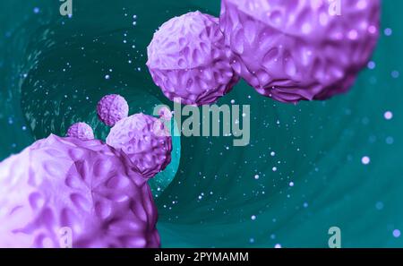 Allergens in the body. An allergic reaction to plant pollen ...