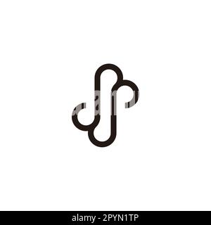 Letter Ss, line geometric symbol simple logo vector Stock Vector Image ...