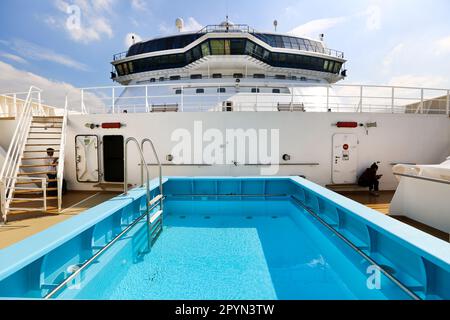 Foredeck on RESORTS WORLD ONE Chinese cruise ship (2025 StarCruises ...