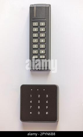 RFID reader and PIN entry keypad to authenticate a hydrogen fuel pump ...