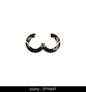 Letter D double, fold geometric symbol simple logo vector Stock Vector ...