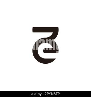 Letter EE, number 8 hexagon geometric symbol simple logo vector Stock ...
