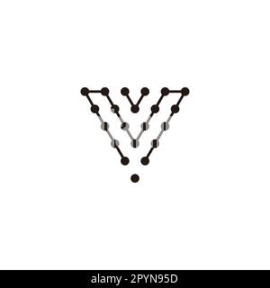 Letter A triangle, molecules geometric symbol simple logo vector Stock Vector Image & Art - Alamy