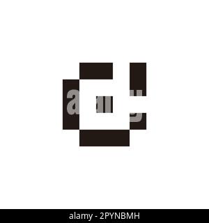 letter gd square geometric logo vector Stock Vector Image & Art - Alamy