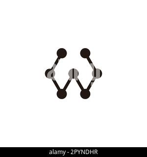 Letter H hexagon, molecules geometric symbol simple logo vector Stock Vector Image & Art - Alamy