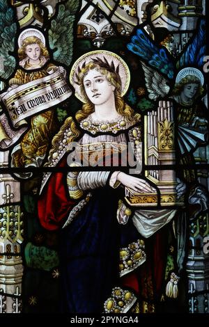 St Mary's Church, Stannington, Northumberland Stock Photo - Alamy