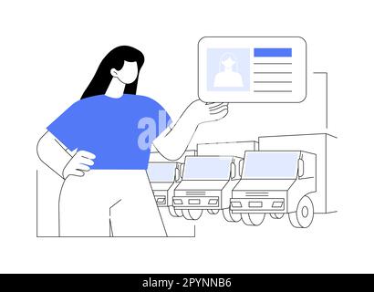 New driving license abstract concept vector illustrations Stock Vector ...