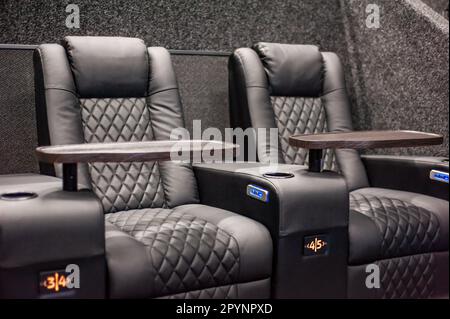 The cinema house. Inside. Mock up Stock Photo - Alamy