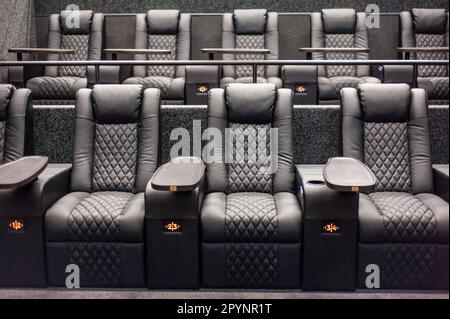 The cinema house. Inside. Mock up Stock Photo - Alamy