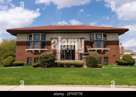 Rochelle, Illinois - United States - April 24th, 2023: Exterior of the ...