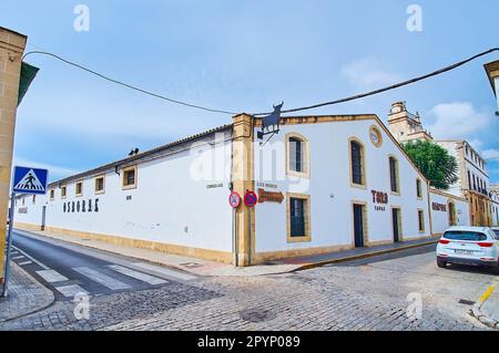 Bodegas Osborne in Puerto de Santa Maria, Andalusia, Spain Stock Photo ...
