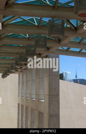 View of Telstra Tower from Australia's Parliament House, Canberra, ACT ...
