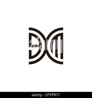 Letter GXM curve geometric symbol simple logo vector Stock Vector Image ...