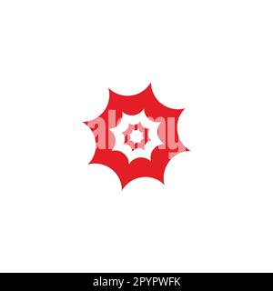shine explosion symbol geometric design logo vector Stock Vector Image ...
