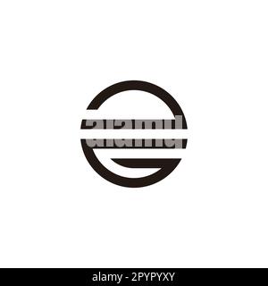 letter d stripe geometric line logo design vector Stock Vector Image ...