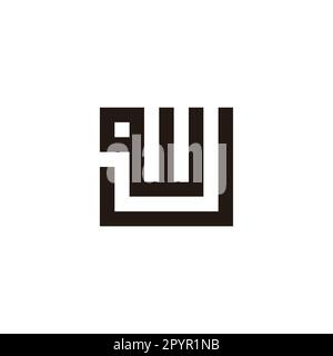 Modern kufic square calligraphy Bismillah. Basmallah or Bismillah means ...