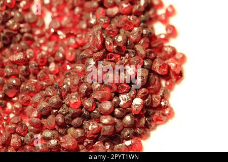 red pyrope minerals (garnet) as nice background Stock Photo - Alamy