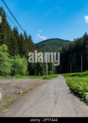 A valley in the Beskydy Mountains in the Czech Republic Stock Photo - Alamy