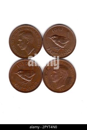 1 Farthing of George V, King of Great Britain. Ruler: George V, King of ...