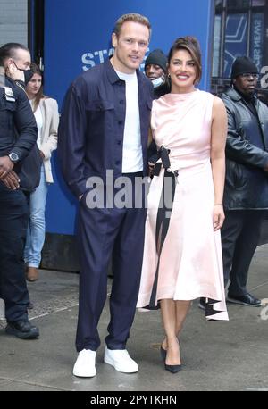 SAM HEUGHAN and PRIYANKA CHOPRA JONAS in LOVE AGAIN (2023), directed by ...