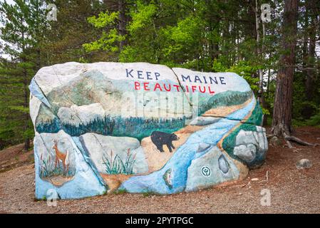 Maine North Woods Region in Ashland Stock Photo - Alamy