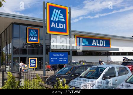 Aldi store, ashford, kent, uk Stock Photo - Alamy