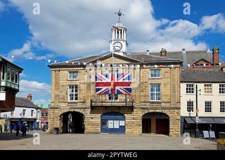 Town Hall, Market Place, Pontfract, West Yorkshire, England UK Stock ...