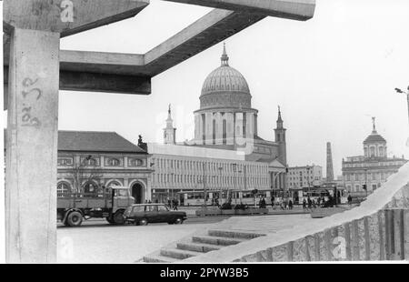View of the Old Market in Potsdam.Filmmuseum.DDR. Photo: MAZ/Wolfgang ...