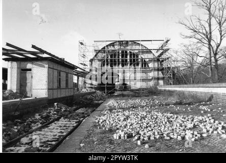 Potsdam Kaiserbahnhof Wildpark, at the park Sanssouci 1995 DDR decay ...