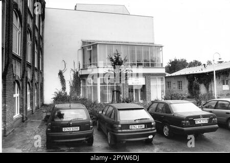 Headquarters of East German Broadcasting Brandenburg on the site of the ...