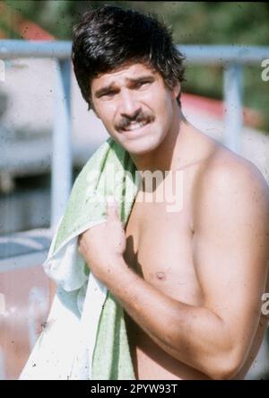 European Swimming Championships in Jönköping (Sweden) 1977 / Guest: seven-time Olympic champion ...