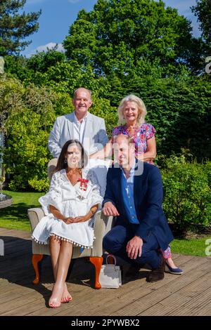 Dame Deborah James (BowelBabe) on the occasion of the presentation of ...