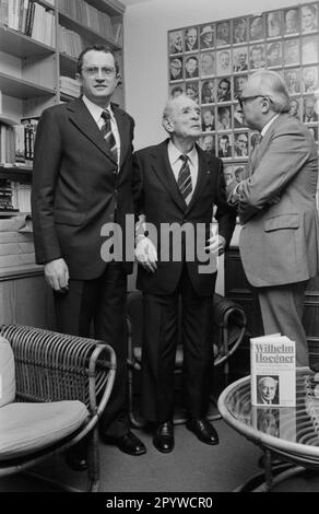 Dr. Peter Kritzer and Wilhelm Hoegner at an autograph session at ...