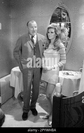 "Martin Held and Raquel Welch at an event in Berlin. This year the ...
