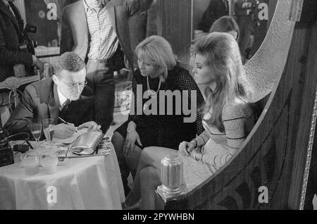 "Tilly Lauenstein and Raquel Welch at an event in Berlin. This year the ...