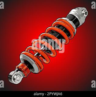 shockbreaker vector template Stock Vector Image & Art - Alamy
