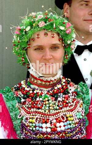 Brandenburg / Saxony / Minorities / 1997 Sorbs festival in Raddusch ...