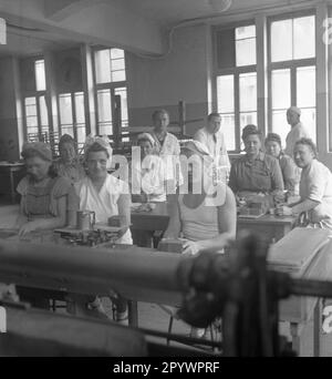 Employee in a bakery of the company Wittler Brot. After the First World ...