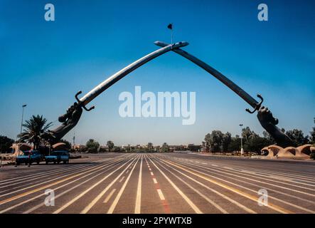 The Victory Arch, officially known as the Swords of Qādisīyah، and ...