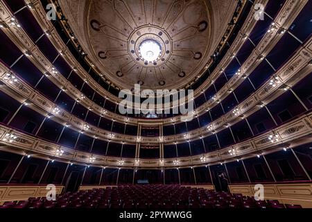 Interior of the Solis Theater, Montevideo, Uruguay, South America Stock ...