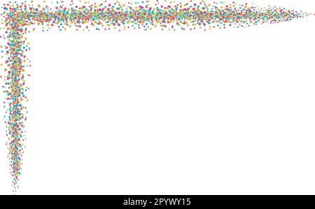 An L-shaped corner to use as a border for your designs, made with messy ...