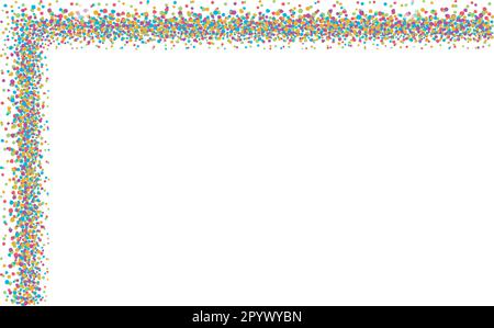 An L-shaped corner to use as a border for your designs, made with messy ...