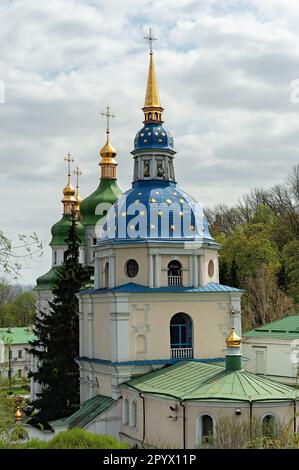 Vydubitskiy monastery in Kyiv (Ukraine) in early spring Stock Photo - Alamy