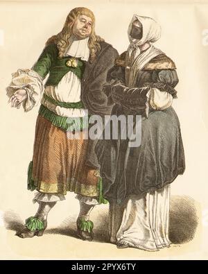 Citizen women in everyday costume, first third of the 16th century ...