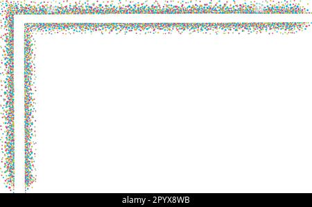 An L-shaped corner to use as a border for your designs, made with messy ...