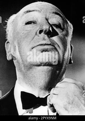 Alfred Hitchcock, film director, Great Britain, Portraits Stock Photo ...