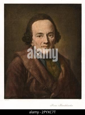 Moses Mendelssohn, 1729 - 1786. German Jewish philosopher Stock Photo ...