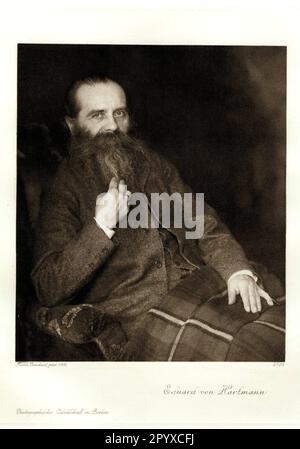 Eduard von Hartmann (1842-1906), German philosopher and founder of the ...