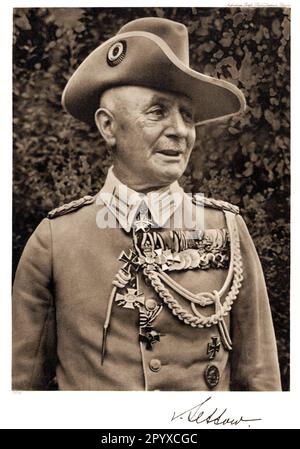PAUL von LETTOW-VORBECK (1870-1964) Imperial German Army Commander ...
